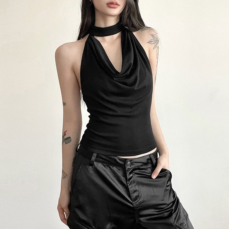 RelaGala Women's New Casual Simple Solid Color Slim Street Fashion Neck ...