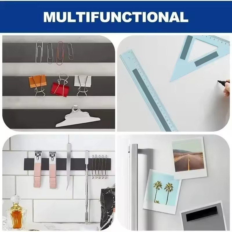 A4 Size Self Adhesive Writable Magnetic Sheet Resuable Rubber Soft ...