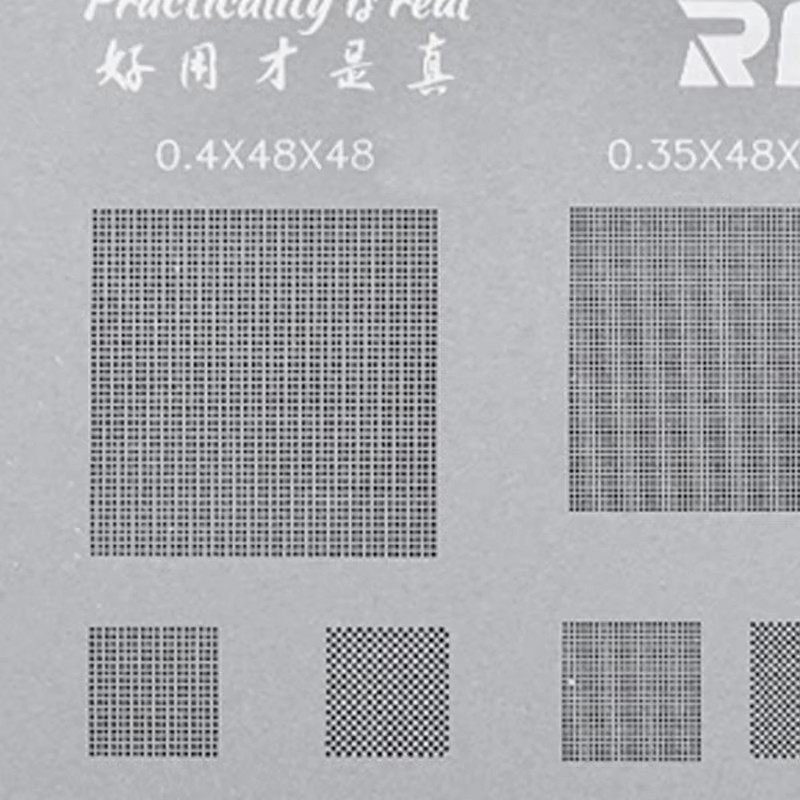 RELIFE Multi-Purpose BGA Stencil for 0.3/0.35/0.4/0.5/Parallel/45 ...