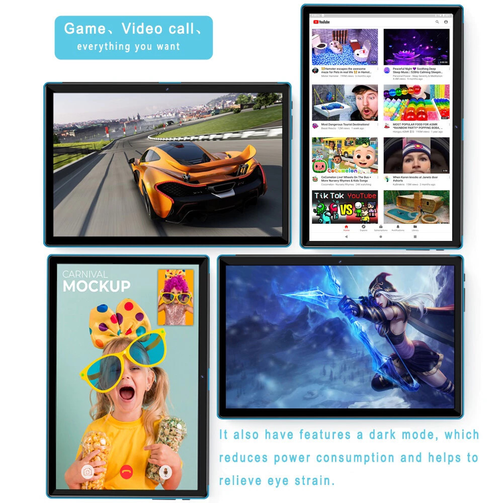 SAM/SUNG SPARK NAZA Original Tablets 10 Inch 12GB + 256GB Android ...