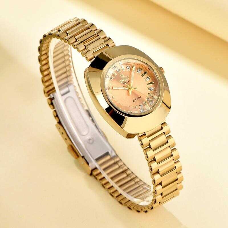 Timely Rain Men Analog Watch Stainless Steel Women Waterproof Luminous ...