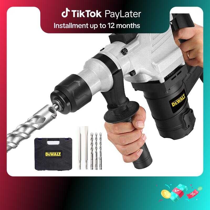 Chipping Hammer 1500W 26Mm Heavy Duty Professional Gun Rotary Drill ...