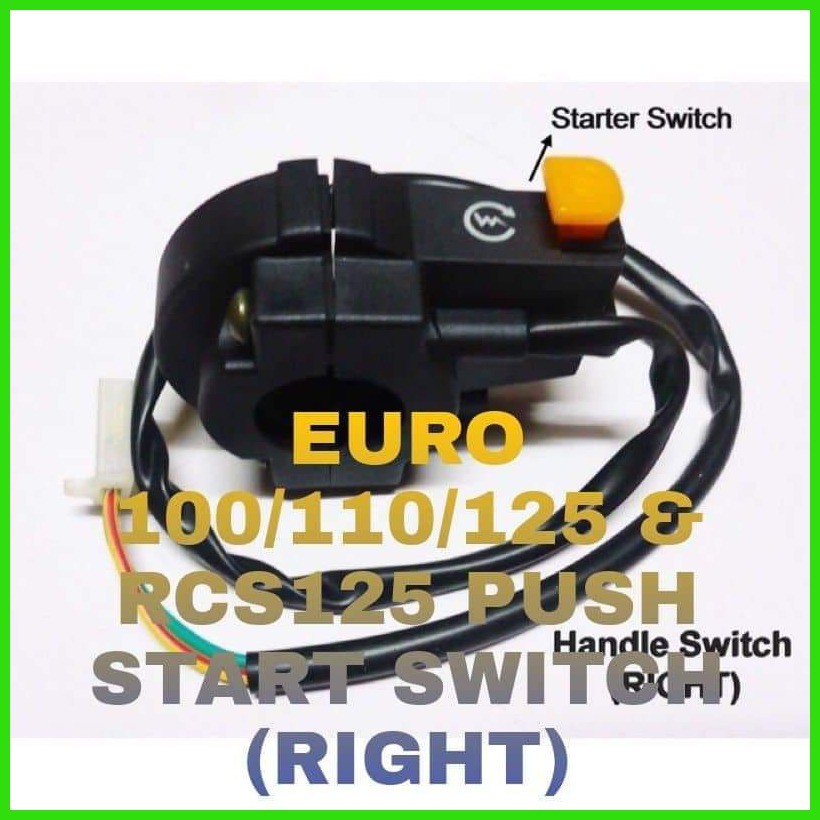 EURO 100/110/125/RCS125/VPERMAN150 SWITCH LEFT | Shopee Philippines