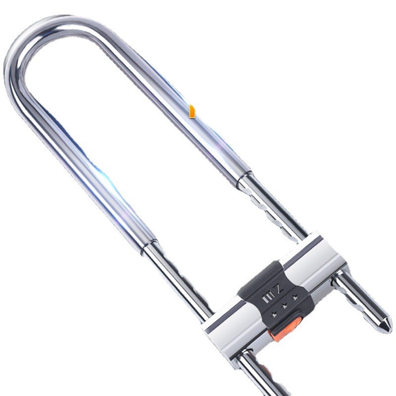 Glass Door Lock Handle Lock Anti-theft Lock Double Door Length U-shaped ...
