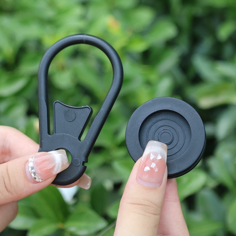 10Pcs Outdoor Camping Tent Disc Buckles - Canopy Windproof Black ...