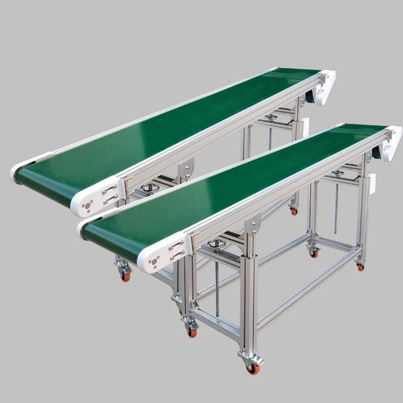 Small Assembly Line Food Turning Inclined Conveyor Belt | Shopee ...