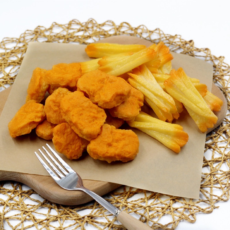 Artificial Fried Simulated Fried Chicken Nuggets French Fries Fake ...