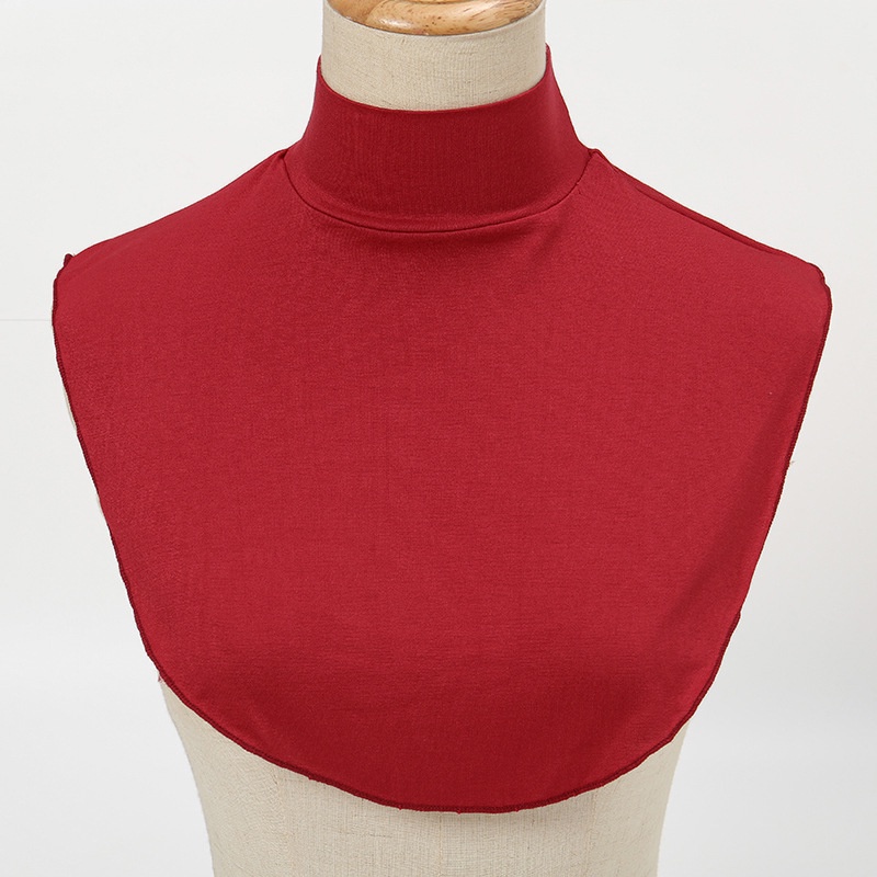 High Neck Inner Leher Dada-Turtleneck Half Inner-Inner Tutup Leher ...