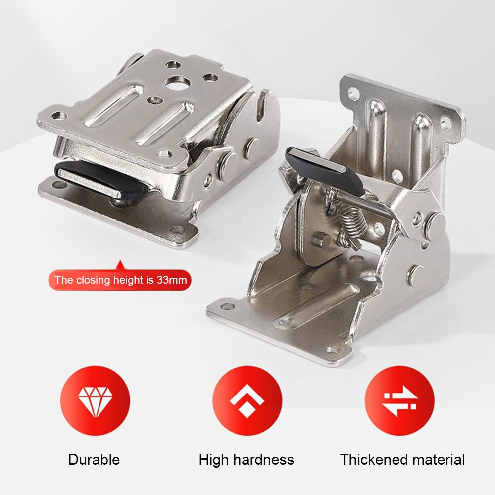 Home 90 Degree Foldable Furniture Brackets Fold Feet Hinges Support ...