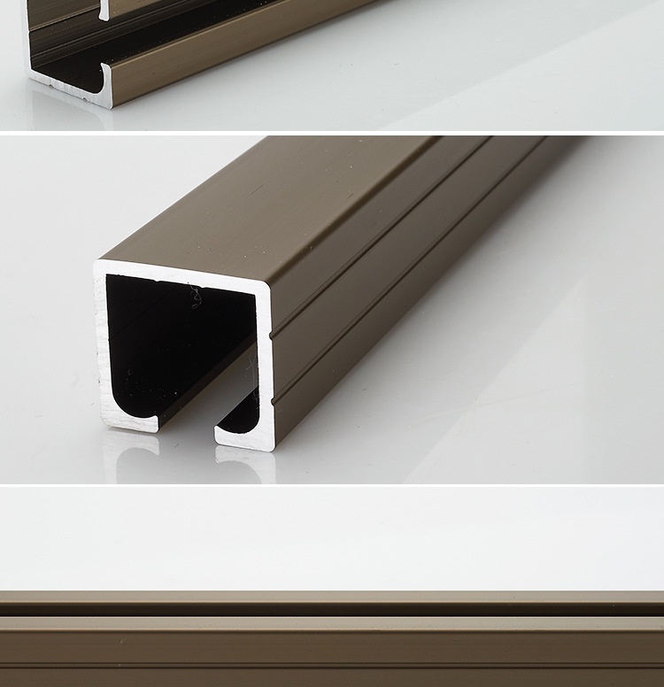 Aluminum alloy universal sliding door silent hanging rail ...