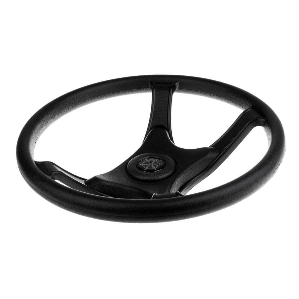 Universal 13" Marine Sports Boat Pontoon Steering Wheel 4 Spoke 3/4 ...