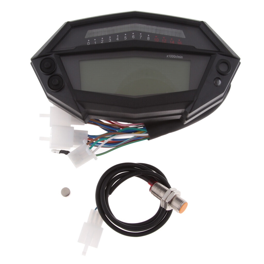 LCD Digital Speedometer Tachometer Odometer Gauge for KAWASAKI Z1000 ...