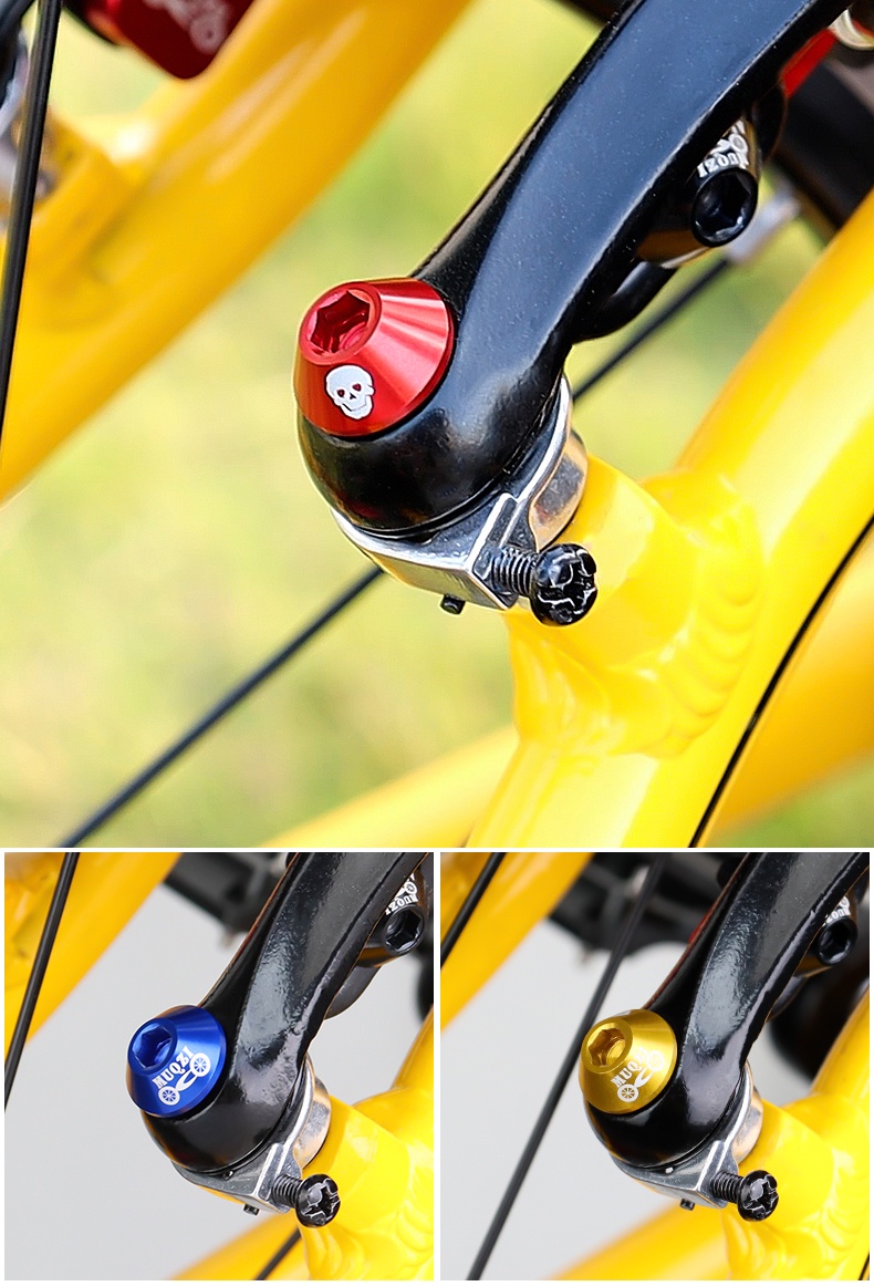 MUQZI 4PCS M6 Brake Caliper Screw MTB Road Folding Bicycle 7075 ...