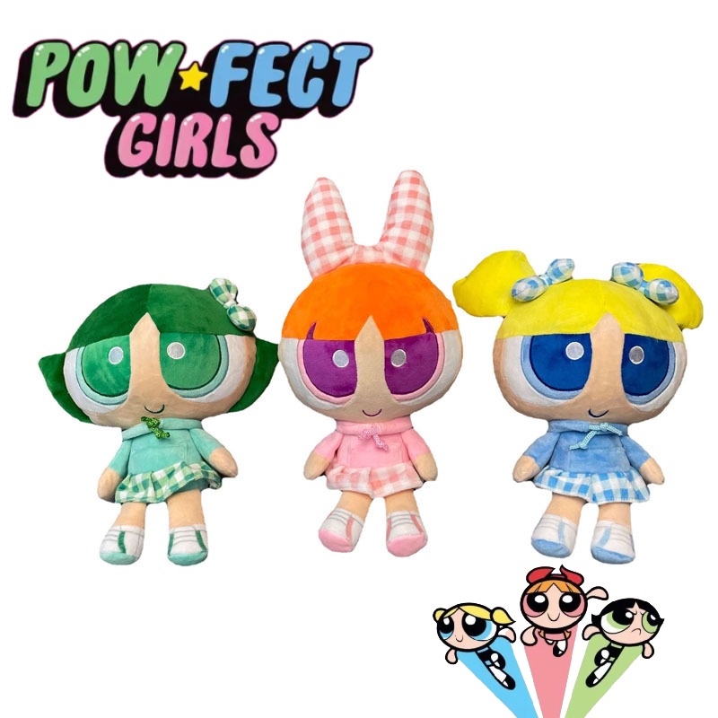 carton Powerpuff Girls Plush Toy Soft Stuffed Doll Anime Cartoon ...