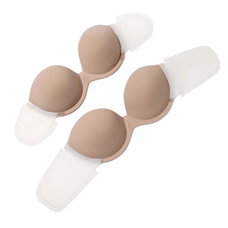 Fashion Transparent Silicone Women Non-slip Strapless Bra Soft Wire ...