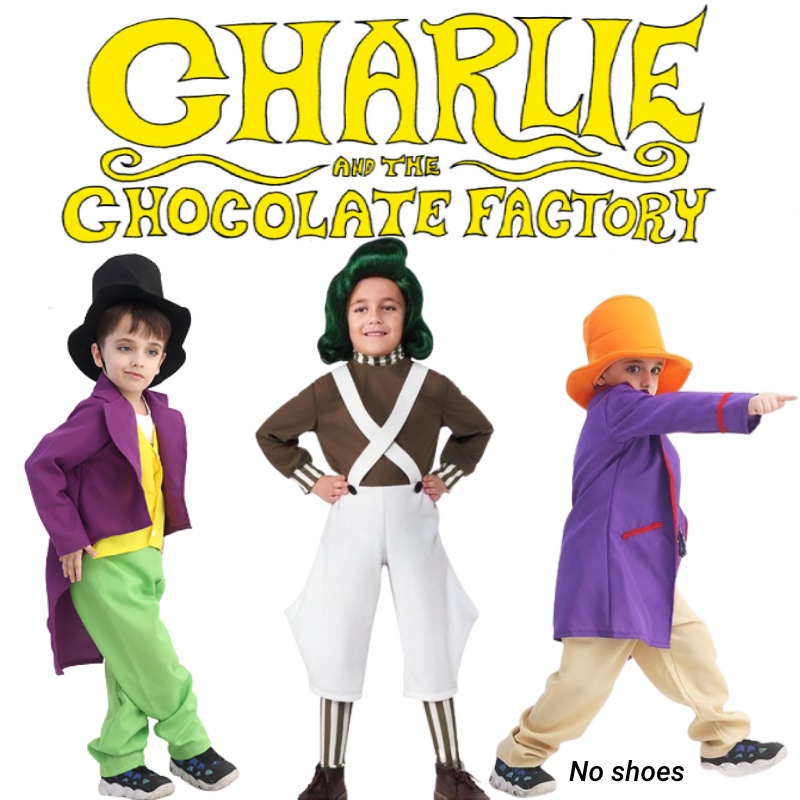 Charlie and the Chocolate Factory Cos Costume Show Willy Wonka Cosplay ...