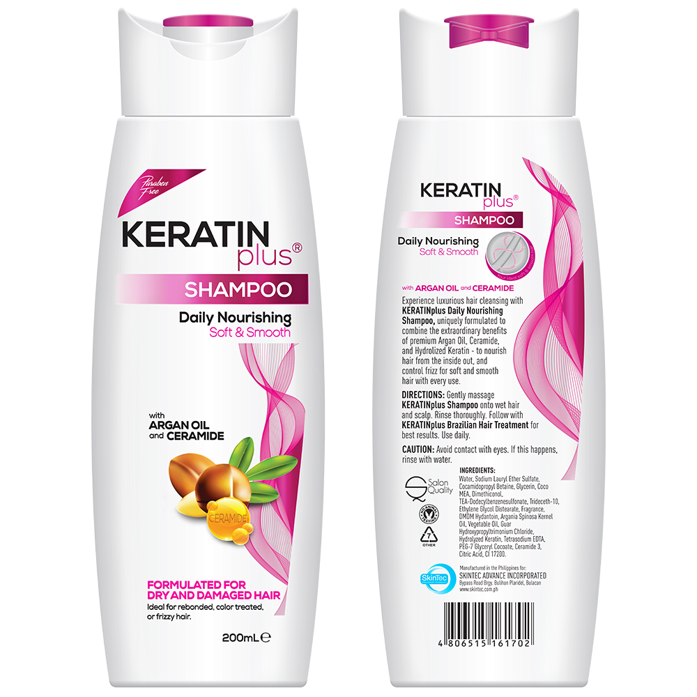 KeratinPlus Daily Nourishing Shampoo 200ml | Shopee Philippines