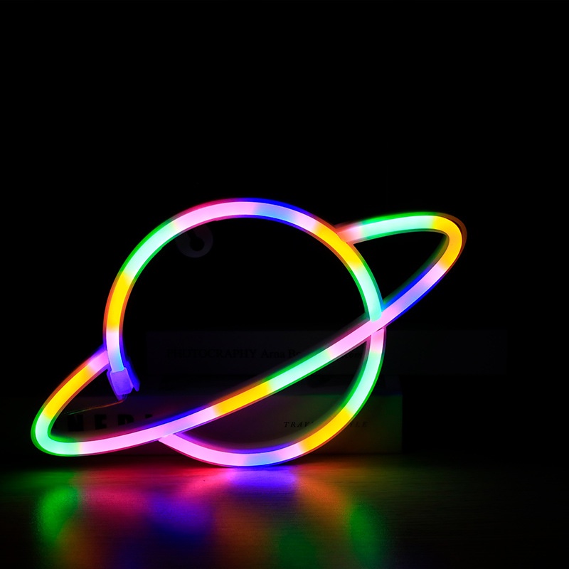 Planet Neon Sign Planet Light Led Neon Signs Planet Led Sign for Wall ...