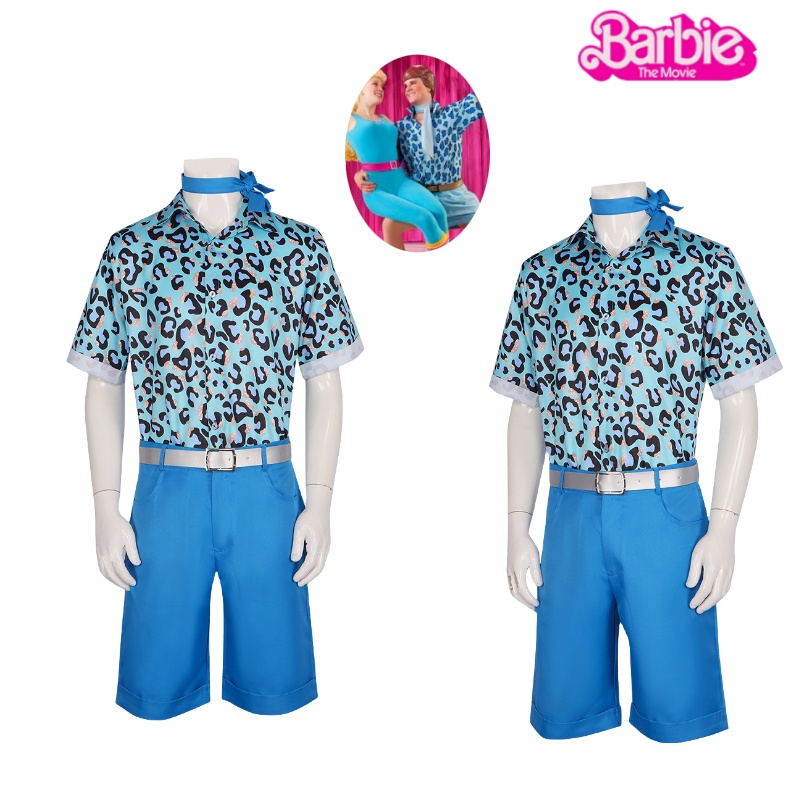 Barbie Ken Movie Theme Cosplay Men Costume Anime Set Halloween Parties ...