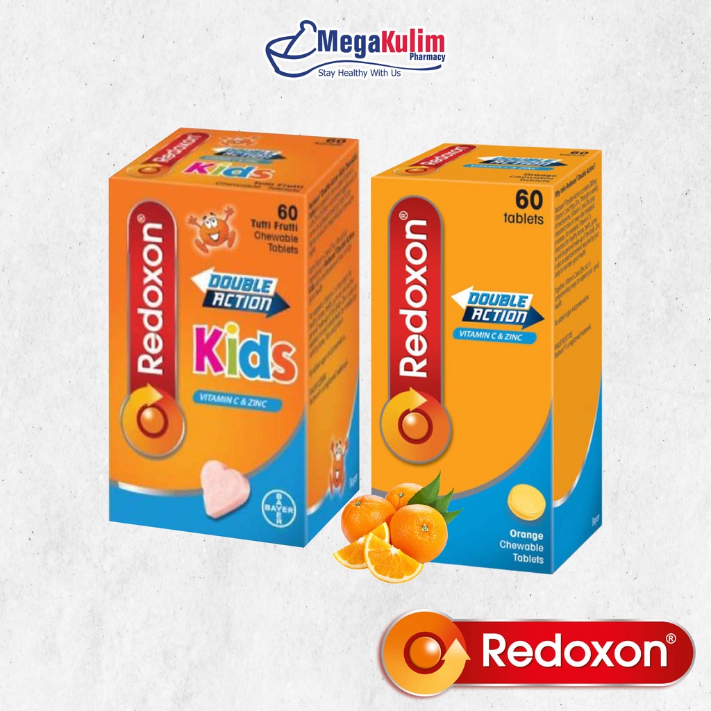 Redoxon Double Action Chewable / Kids Chewable Tablet (60's / 2x60's ...