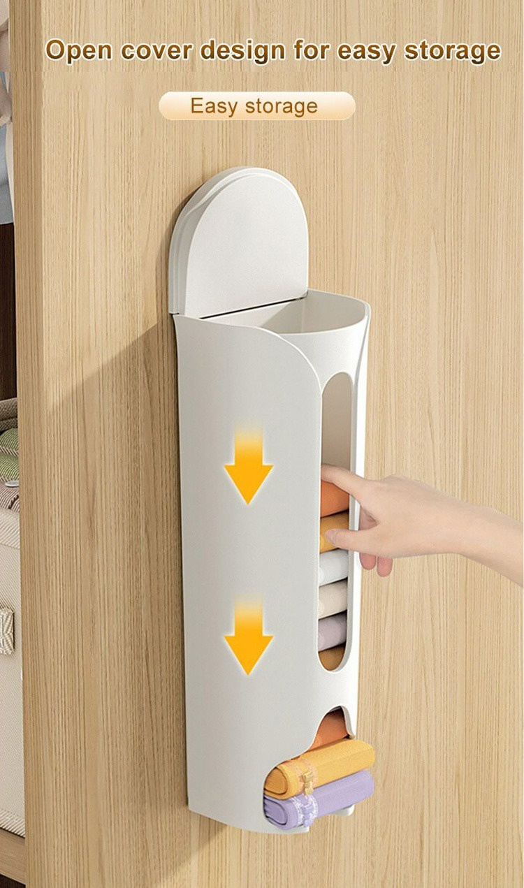 Wall-Mounted Underwear Organizers / Large Capacity Socks Panties ...