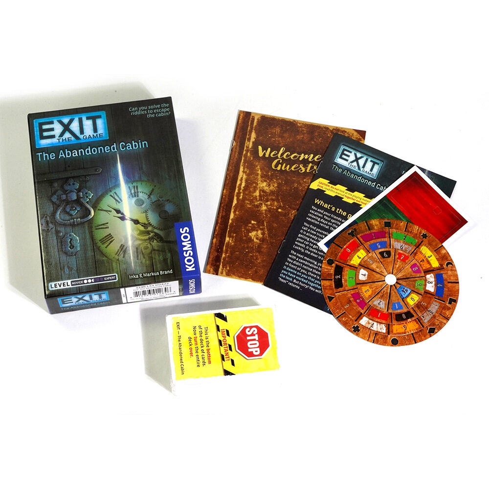 Card Game Exit: The Abandoned Cabin Board Game Home Escape Room ...