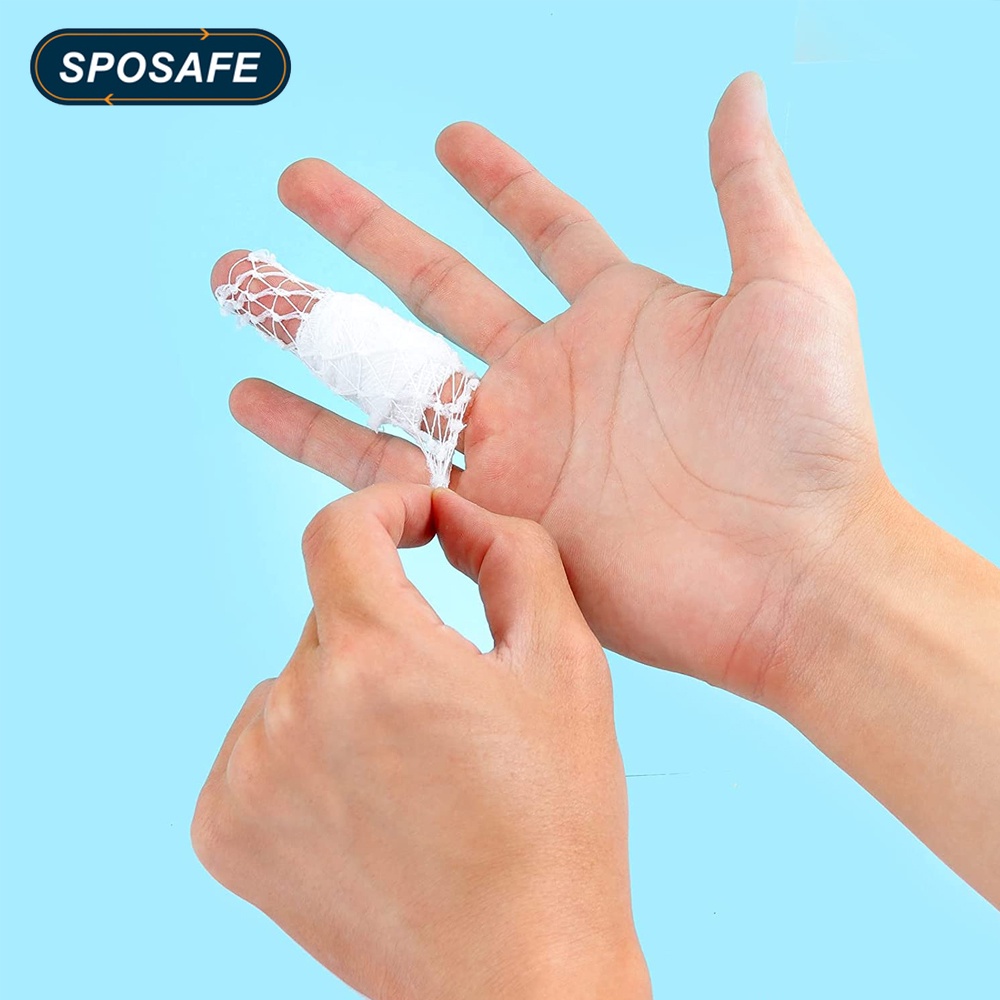 SPOSAFE 1 Roll Net Tubular Bandage for Wrist Forearm Elbow Knee Injury ...