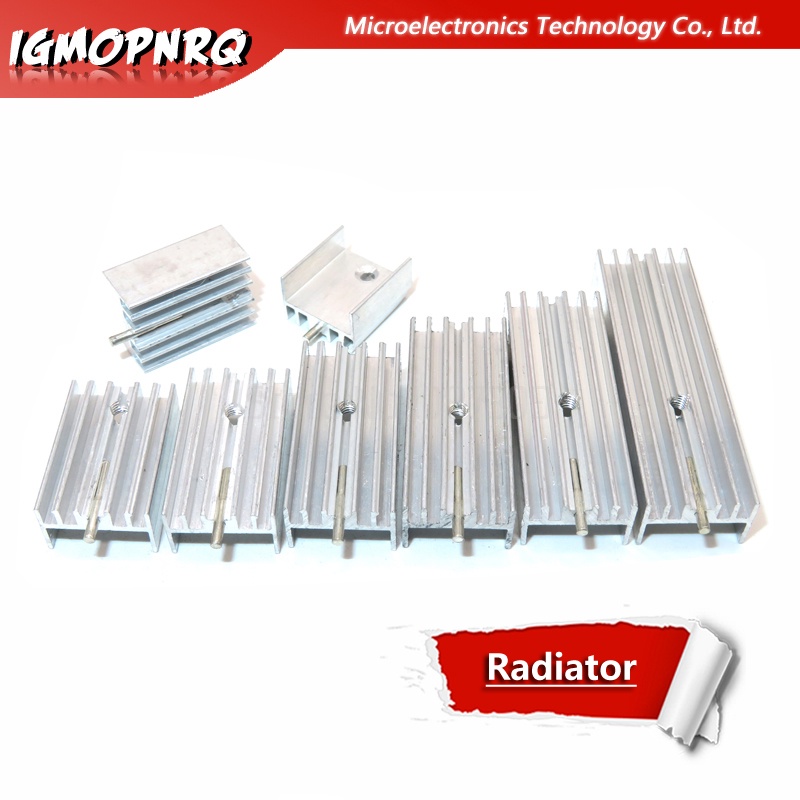10pcs Aluminum Heatsink Radiator 15*10*16/20/22/25/30/40/50mm ...