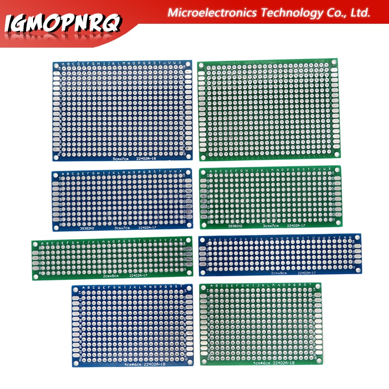 1pcs Double-Sided Protoboard Breadboard Universal PCB Board Green Blue ...