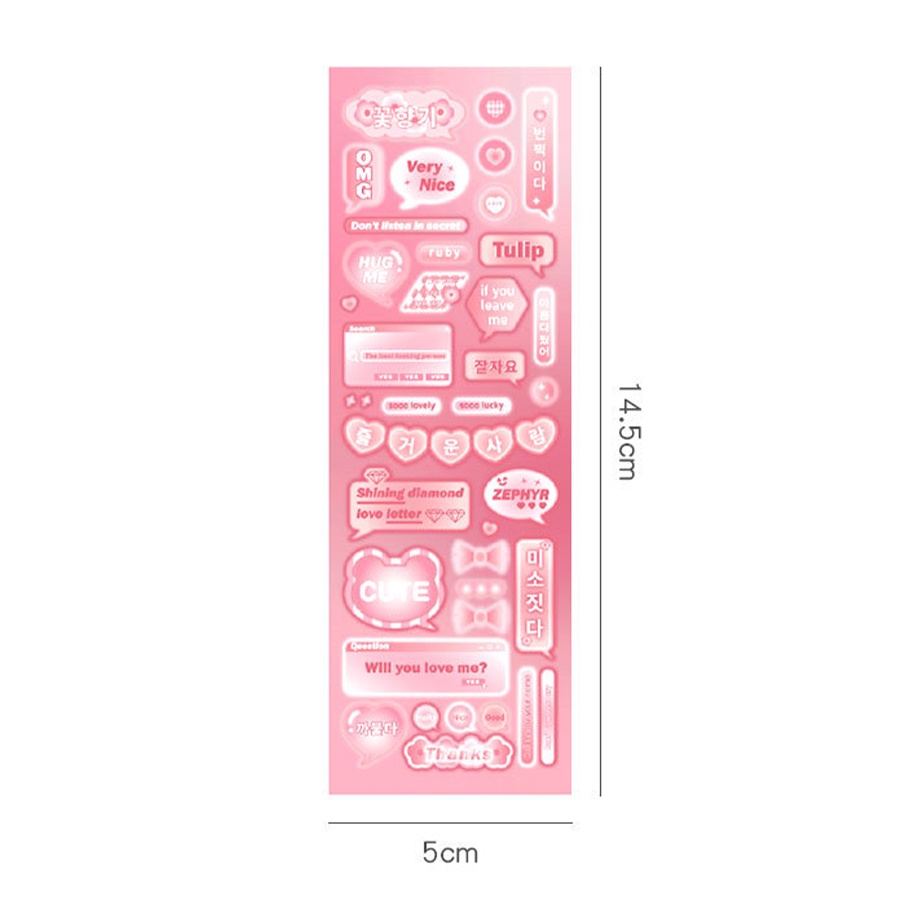 200pcs Cute Stickers Goo Goo Card Set Free Tweezers Kawaii Cartoon ...