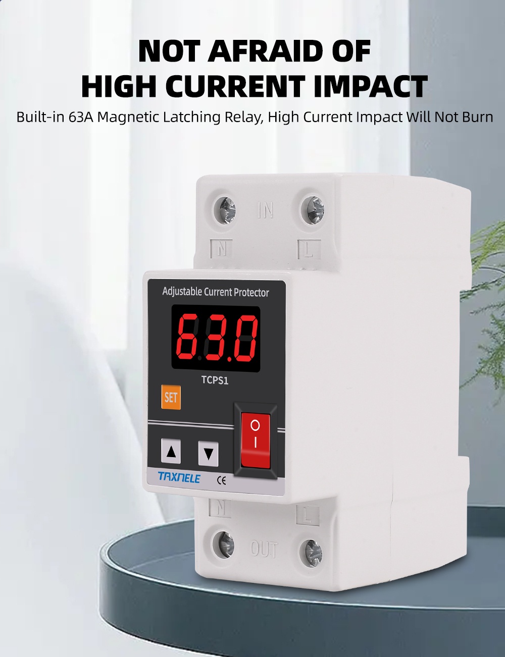 TCPS1 Electric Current limiter with Overload Protection Relay ...