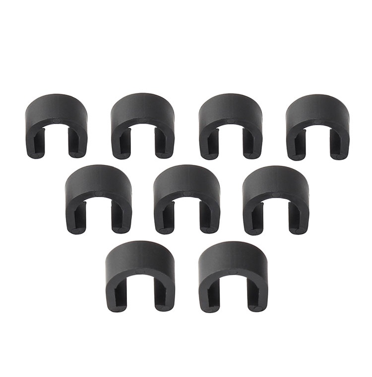 MUQZI 10PCS Bike C-Clips Brake Shift Cable Clamp MTB Road Bike Housing ...