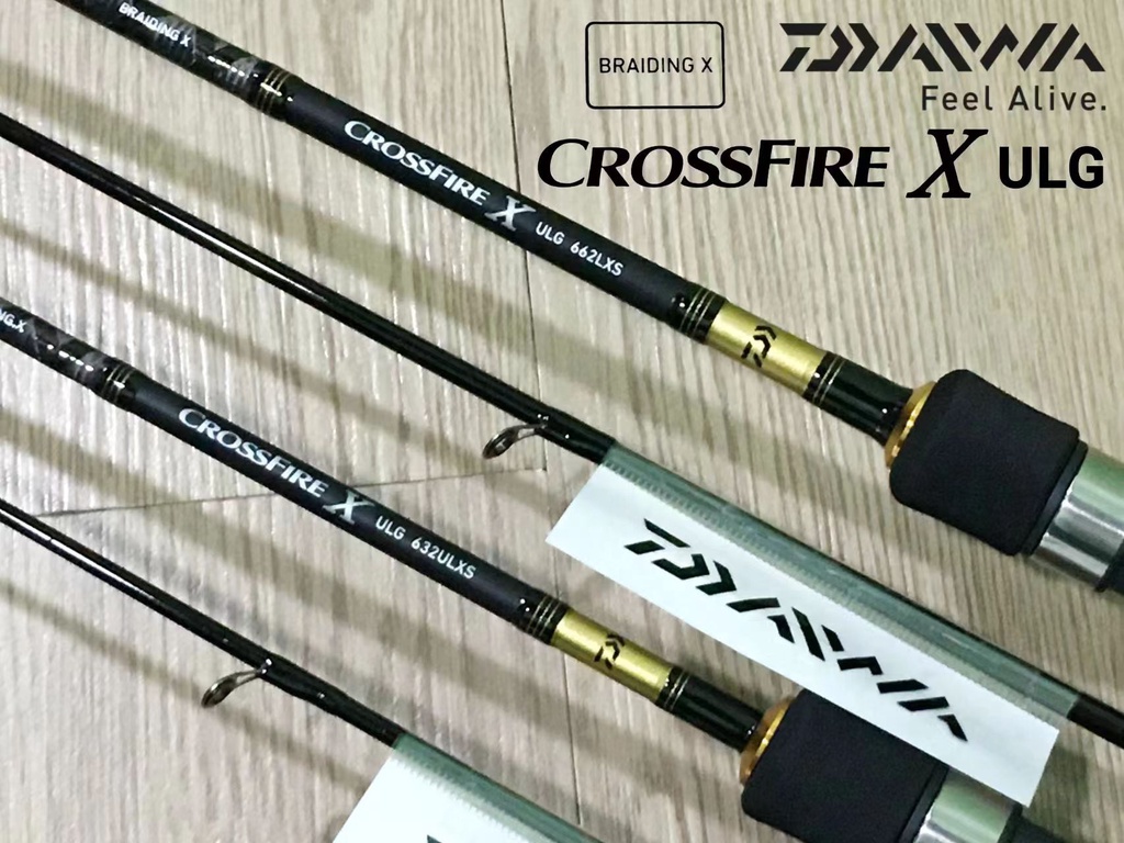 DAIWA CROSSFIRE X ULG SPINNING FISHING ROD | Shopee Philippines