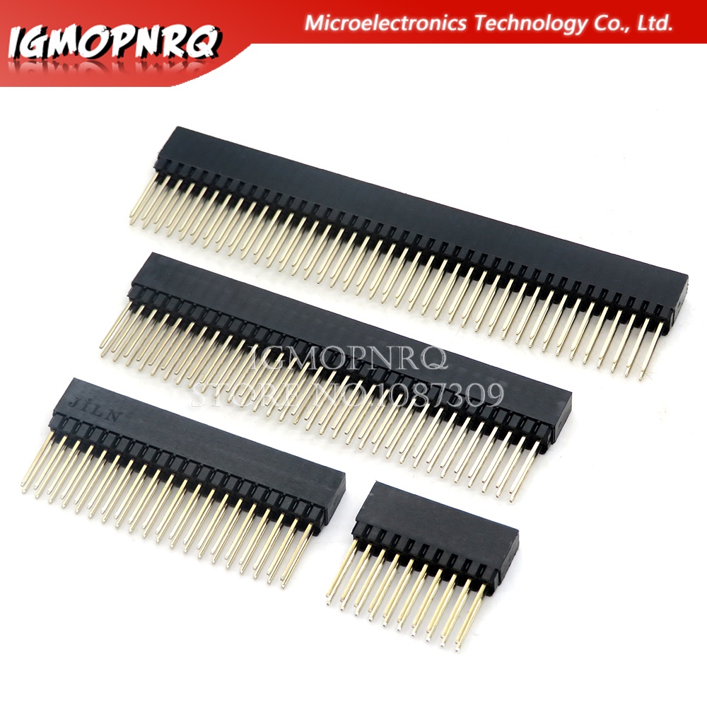 1PCS 2.54mm 2x10P/16P/20P/25P/32P/40 Pin Female Stacking Header Connector Dual Row 2x20P PC104 ...