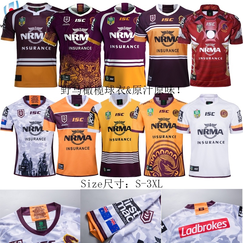 The most popular quality jersey 19 edition Brisbane broncos legion NRL ...