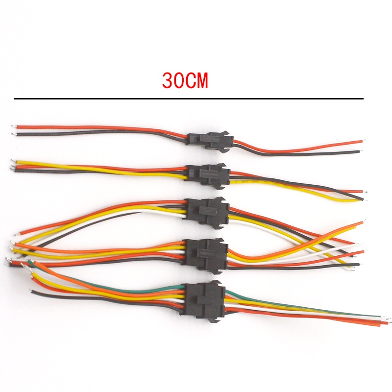 5pair~10pairs 3pin 4pin 5pin 6pin JST LED Connectors,Male And Female Connector for 3528 5050 RGB ...