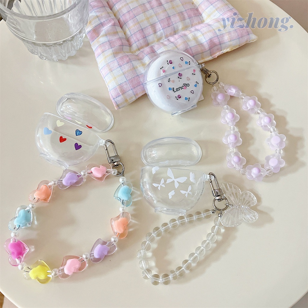 Pro 6 Lenovo HT38 Earphone Case Colorful Love Heart Floral Fancy ...