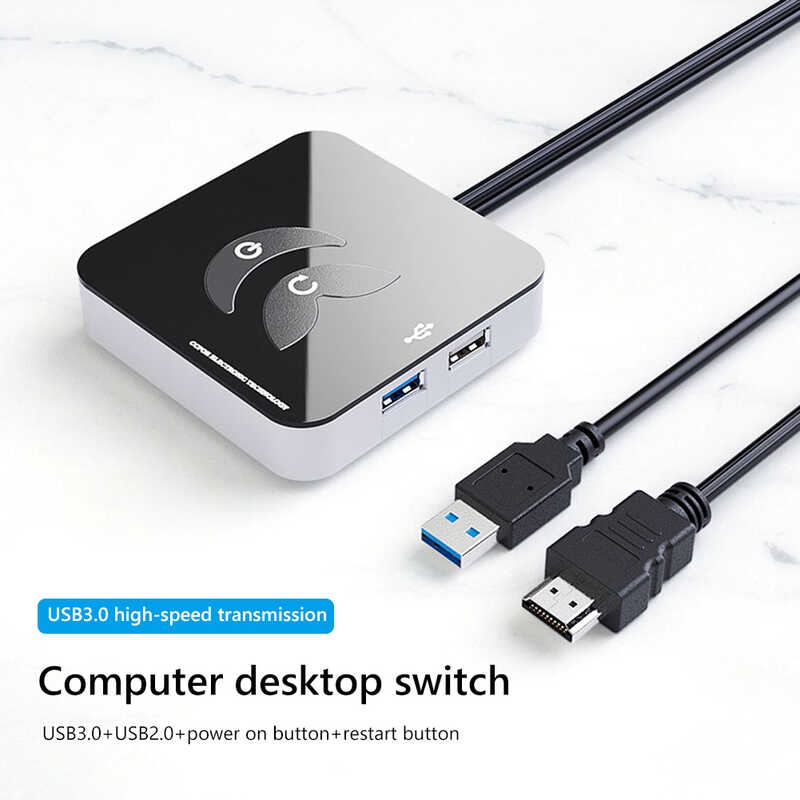 Desktop Computer Switch External Start Power On/Off Button Extension ...