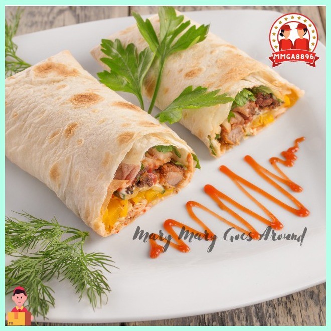 Bambi Tortillas Wrap 12pcs/pack 6" x 6" [soft tacos, shawarma wrap ...