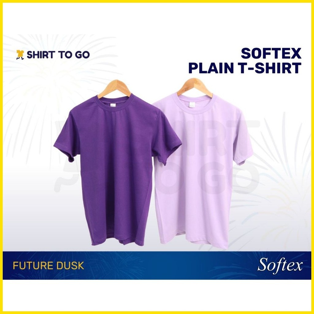 ⊙ SOFTEX ROUNDNECK PLAIN SHIRT FOR MEN & WOMEN | FUTURE DUSK (COLOR OF ...