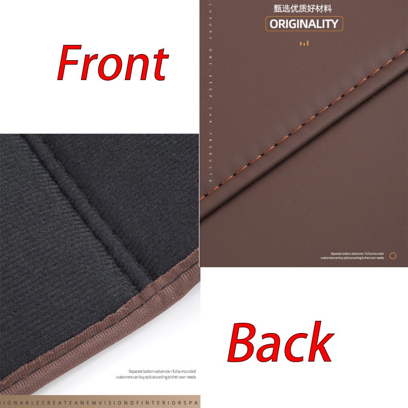 1pc Nissan Car Leather Seat Back Kick Pad Anti Scratch Mat For Almera ...