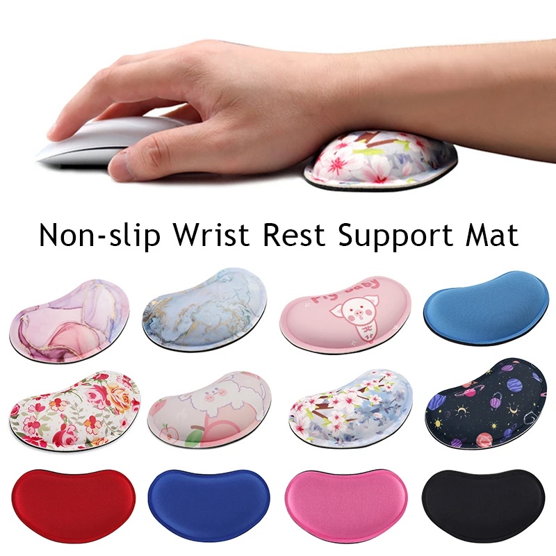 Rubber Mouse Pad Wrist Rest Office Supplies Wrist Support Mouse Hand ...