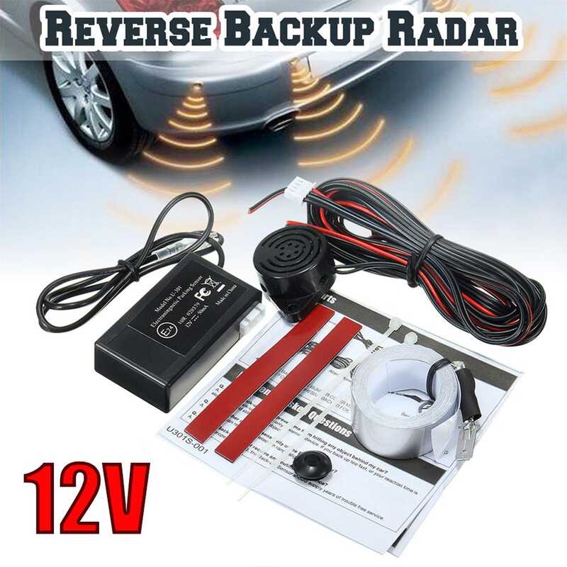 Auto Parktronic Sensor 12V Electromagnetic Reverse Backup Car Parking ...