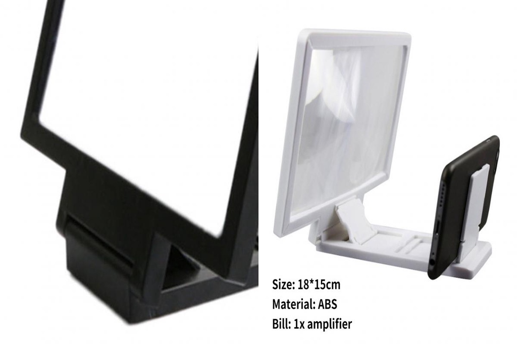 8 Inch Phone Screen Magnifier Foldable Eyes Protection Universal 3D ...