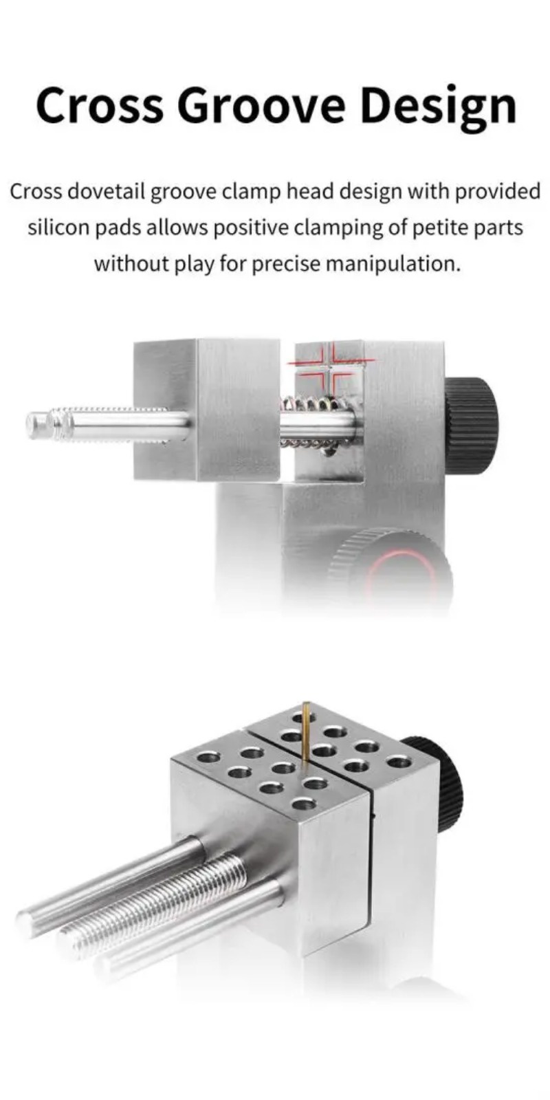 DSPIAE AT-TVAB Universal Precision Stainless Steel Detachable Clamp ...