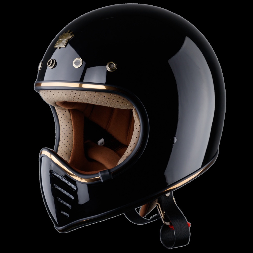 Vintage full face classic design helmet high-quality advanced ABS Roc ...