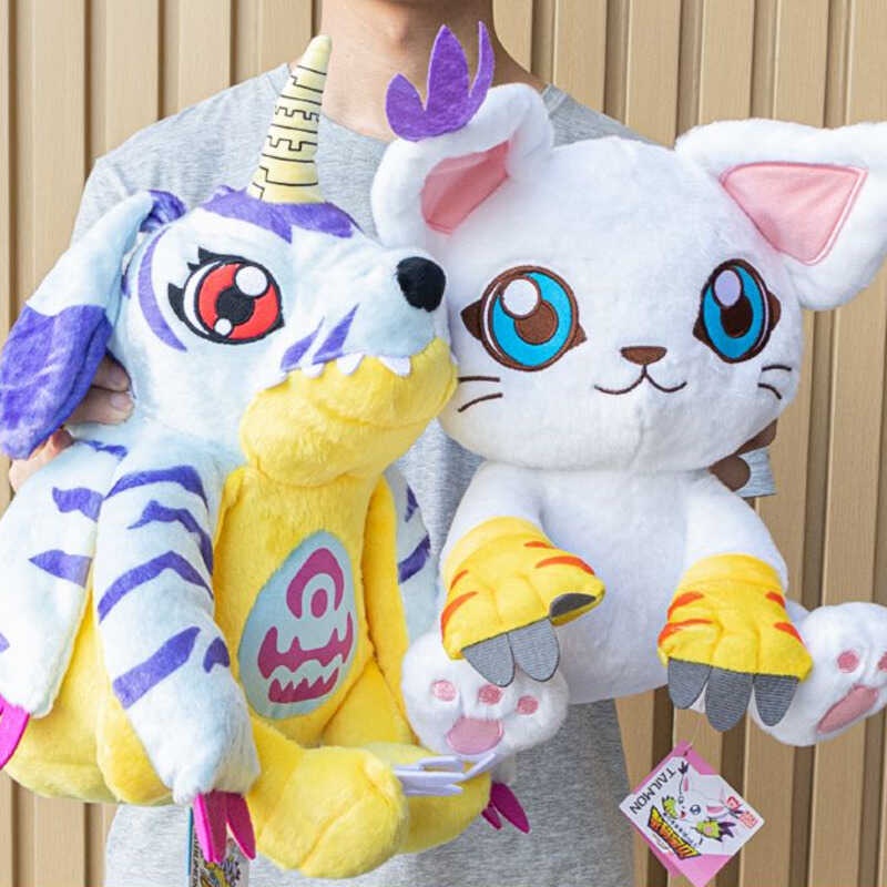 Digimon Adventure Action Figure Plush Toy Patamon Tailmon Cartoon ...