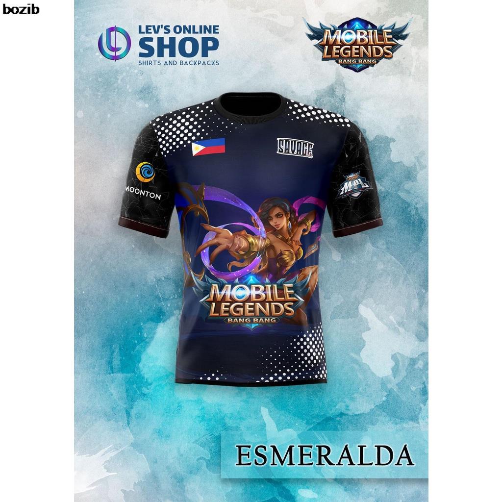 bozibb Mobile Legends ML Shirt - Esmeralda - Excellent Quality Full ...