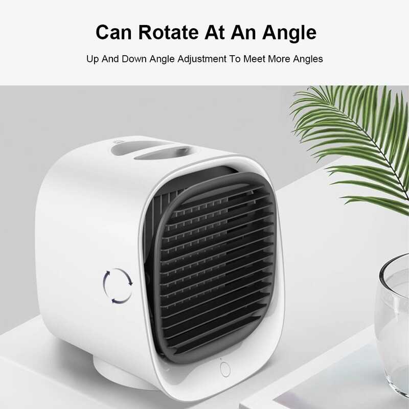 Air Conditioner Mini Air Cooler Fan USB Portable Air Conditioner 3 Gear ...