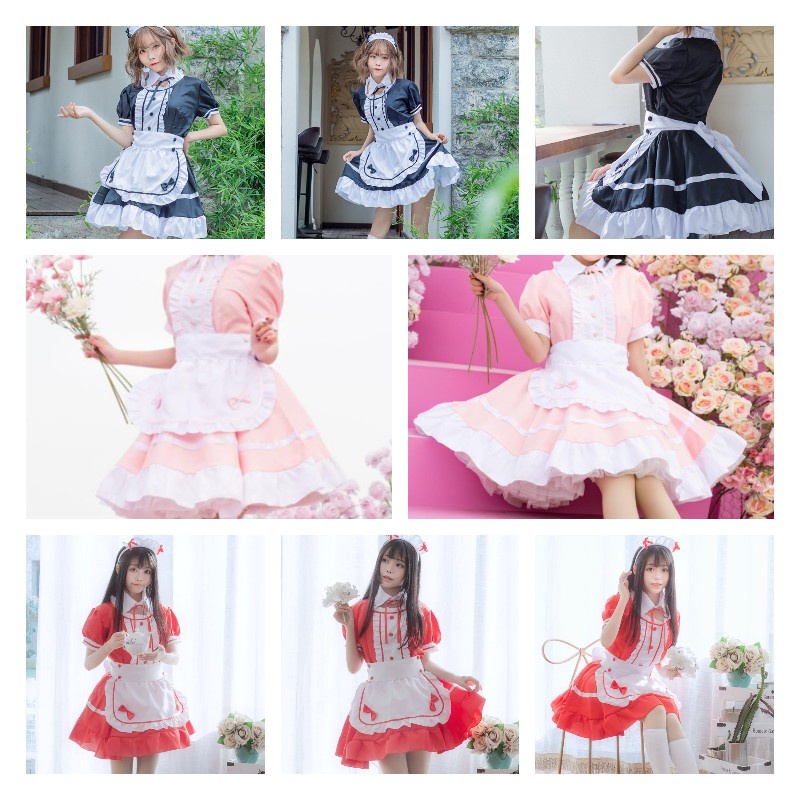 Elegant Black And White Maid Dress For Parties And Events Caf And 